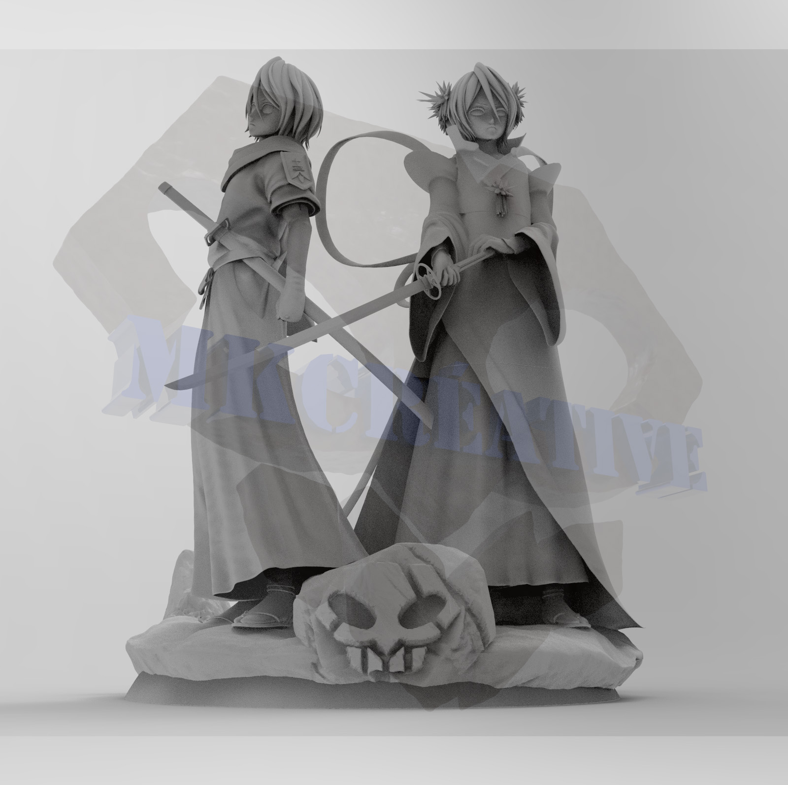 💬 Rukia Diorama・ 3D File for ・Cults