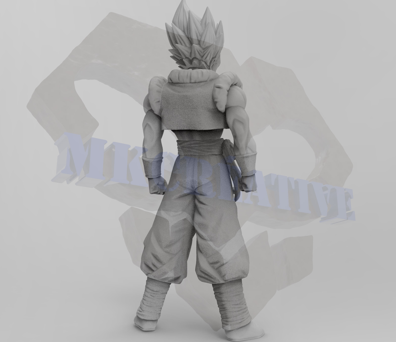 🗿 Gogeta・ 3D File for 3D printing・Cults