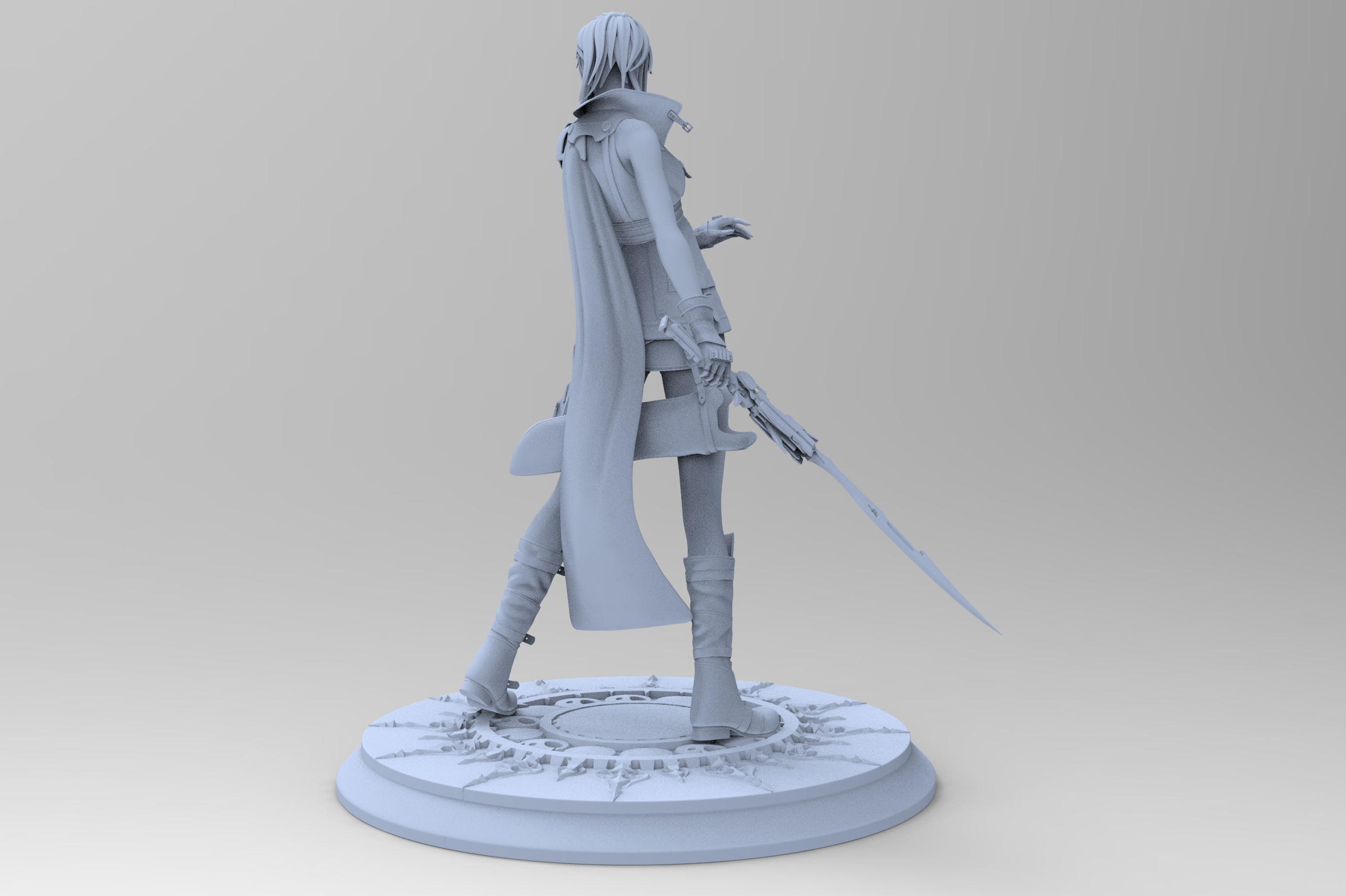 🌩️ LIGHTNING - FINAL FANTASY XIII・ 3D File for ・Cults