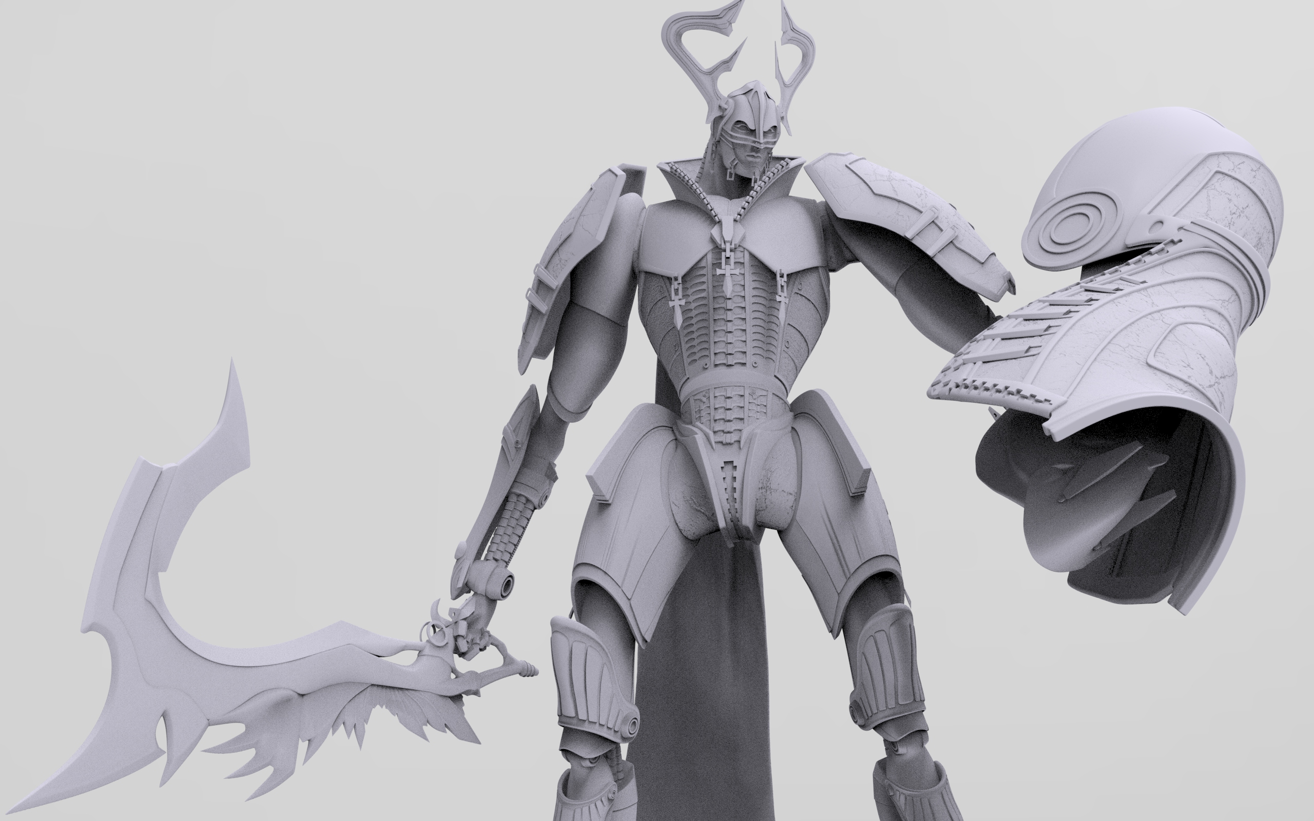 3D file ODIN - FINAL FANTASY XIII 🌩️ ・3D printable model to download・Cults