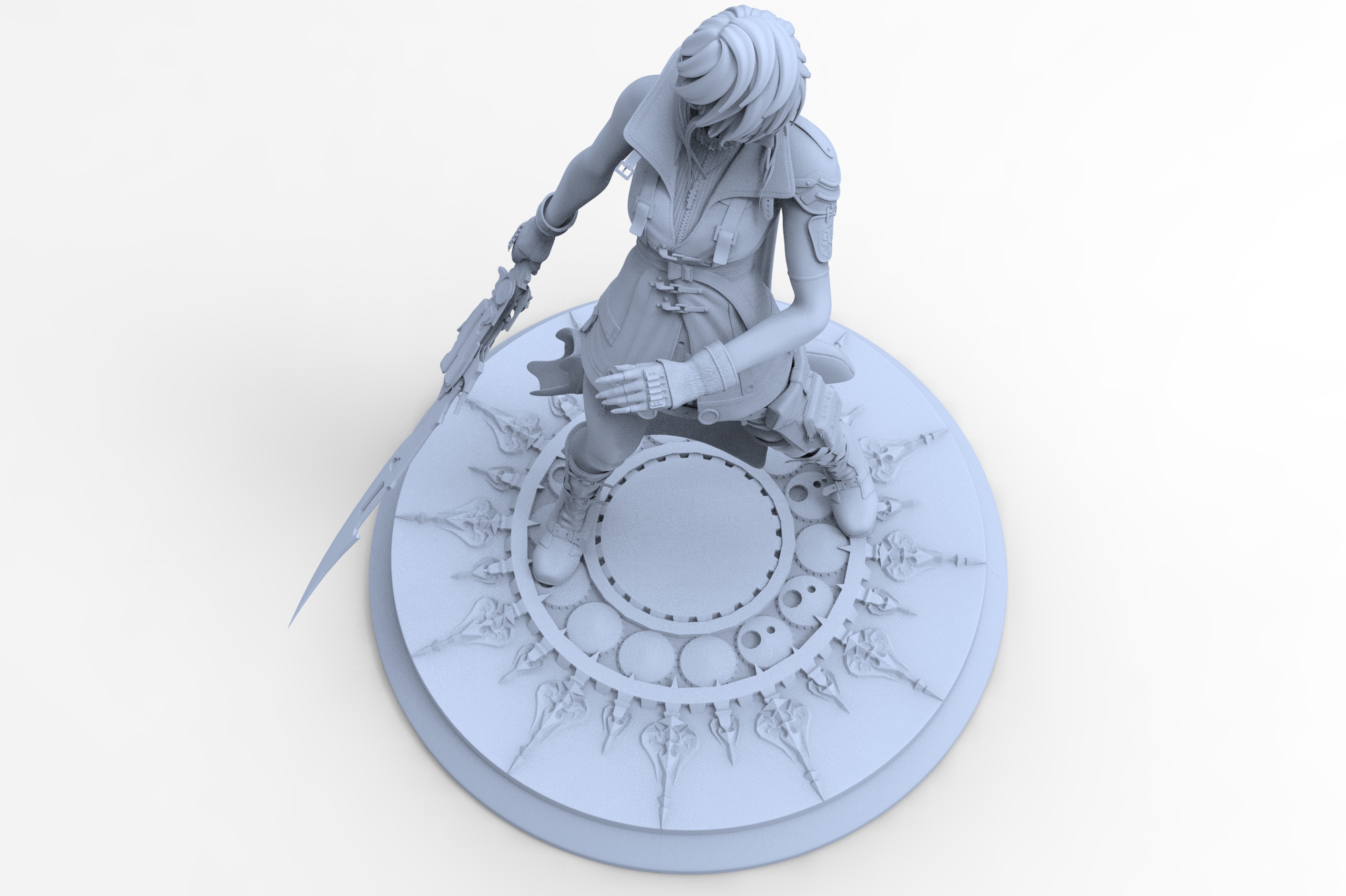 🌩️ LIGHTNING - FINAL FANTASY XIII・ 3D File for ・Cults