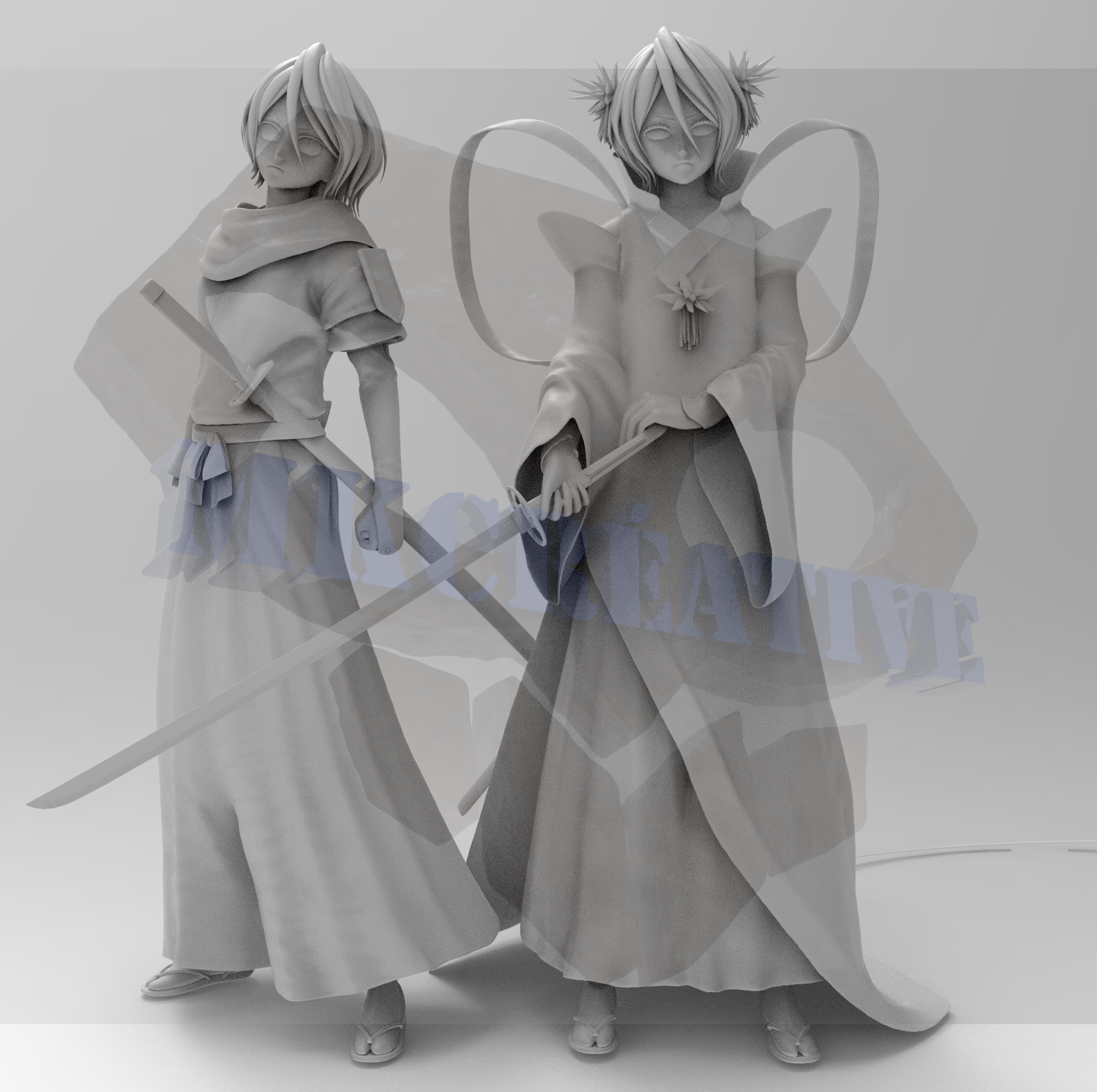💬 Rukia Diorama・ 3D File for ・Cults