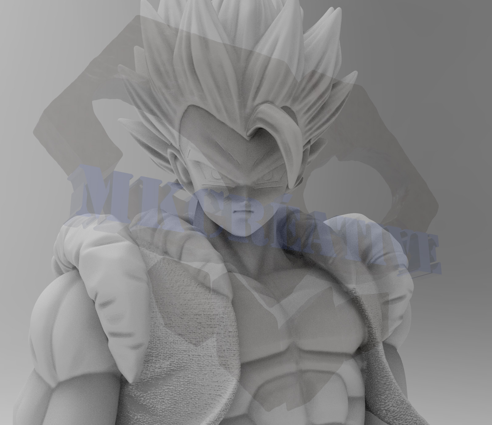 🗿 Gogeta・ 3D File for 3D printing・Cults