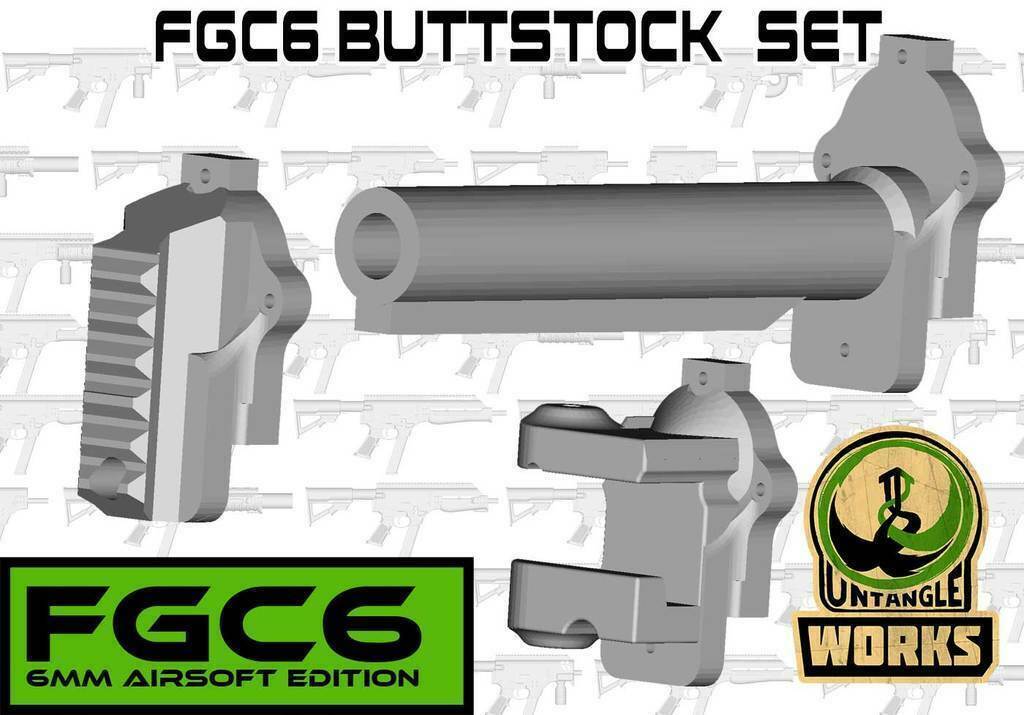 Free STL file FGC-6 Buttstock set 🔫 ・Template to download and 3D print ...