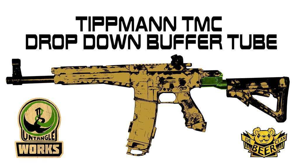 💧 Tippmann TMC drop down buffer tube・Free STL File for ・Cults