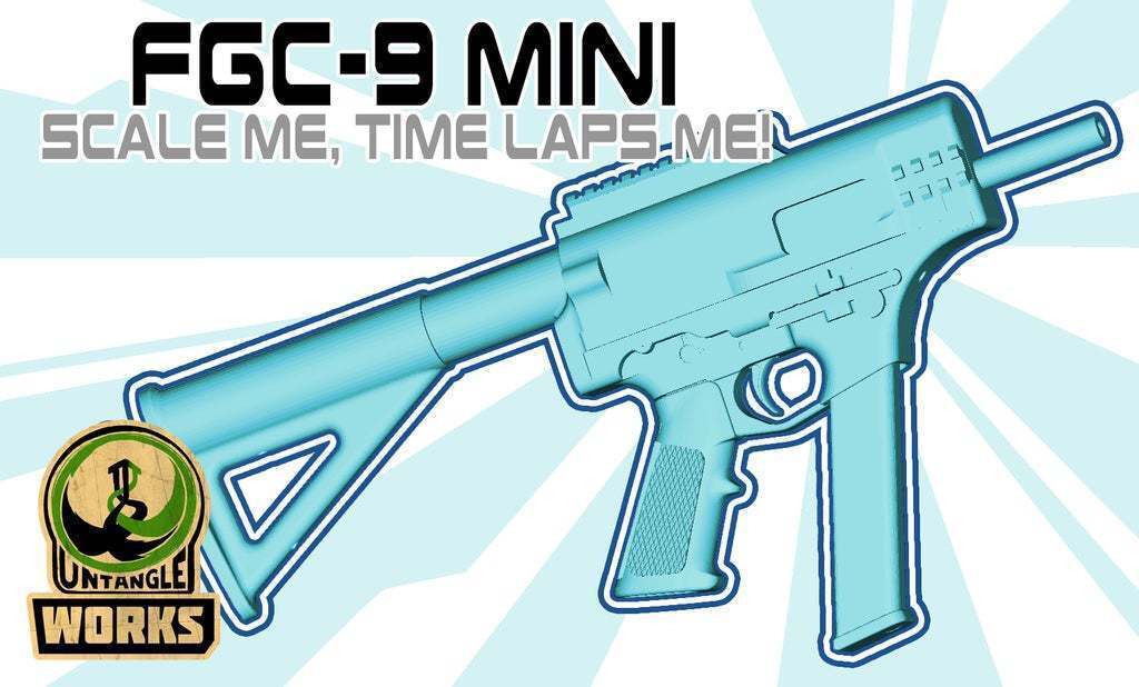 Archivo STL gratis FGC9 Mini escala 1/6 👽 (3MF)・Objeto para impresora ...