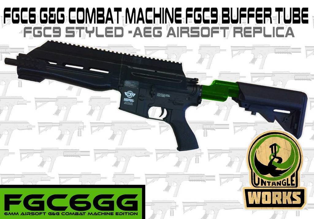 Archivo STL gratis FGC-6 G&G Combat Machine: FGC9 Tubo amortiguador 🔫 ...