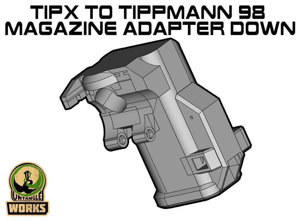 Fichier STL gratuit Adaptateur Tippmann TiPX à tippmann 98 Mag 👽 ・Plan ...