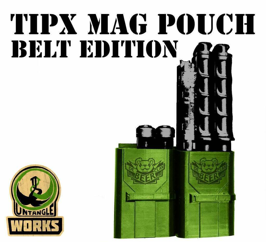 Free STL file TIPX mag pouch belt edition tippmann paintball 👽 ・3D ...