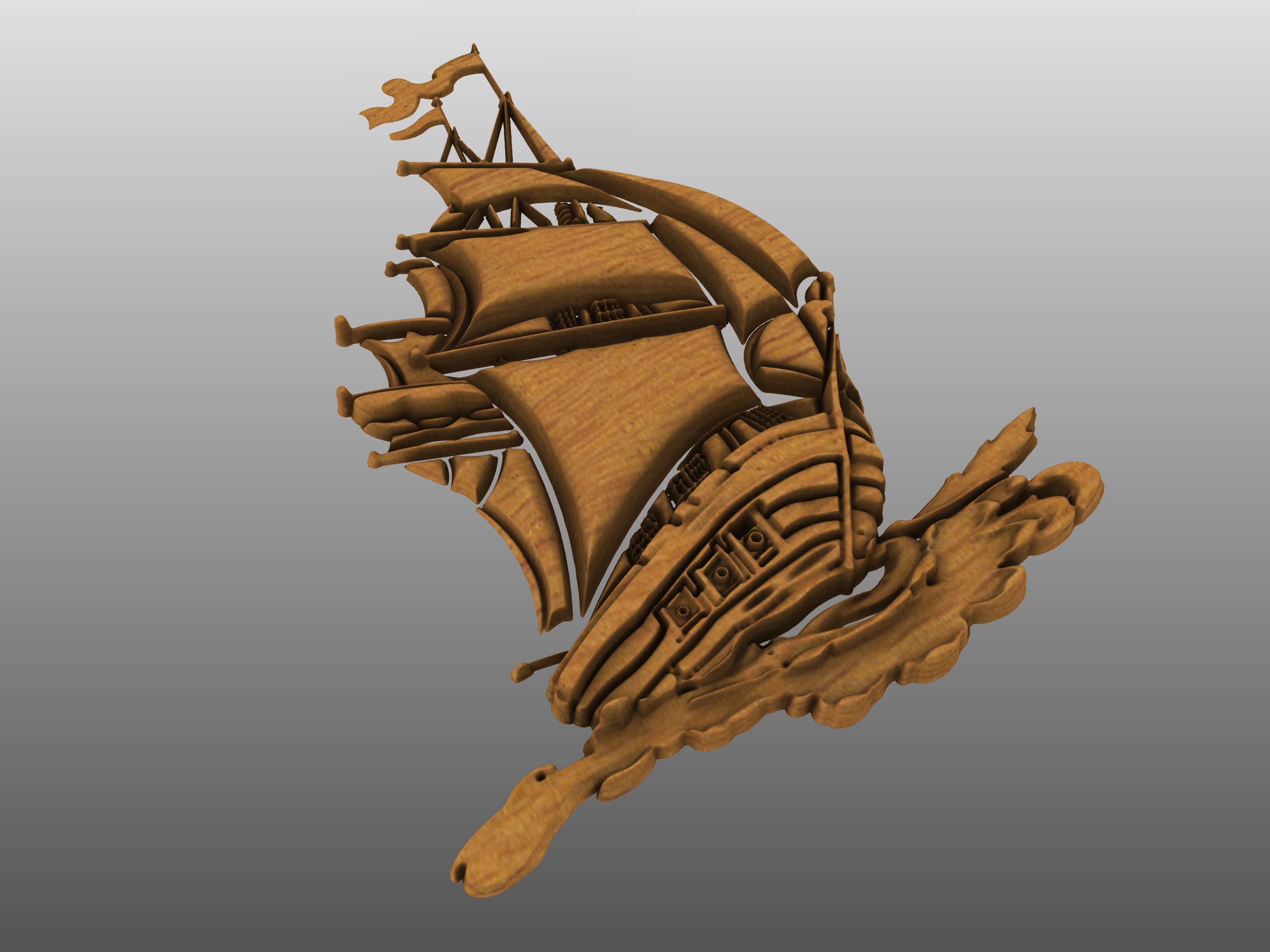 STL file Ship 🚢 ・3D printing template to download・Cults