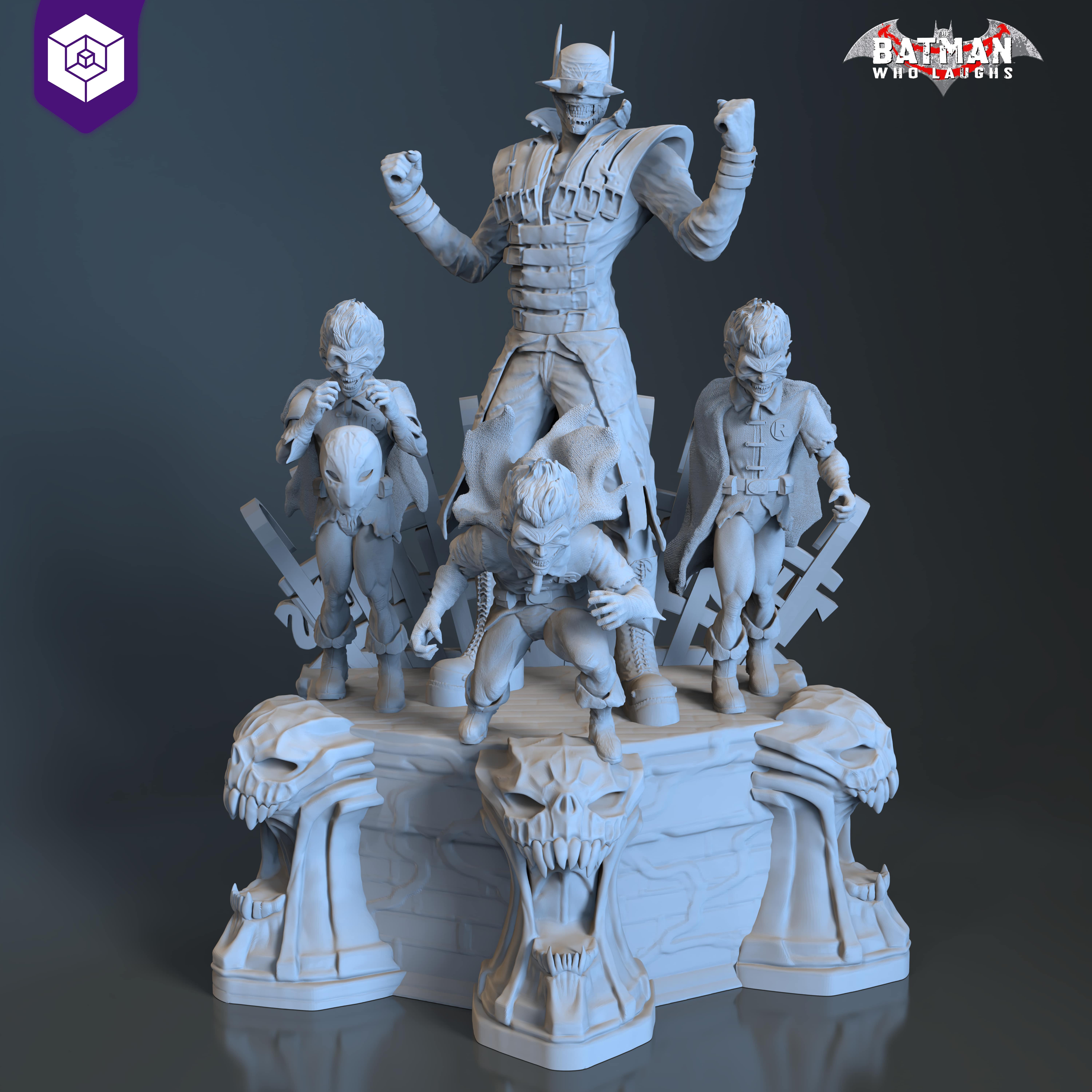 Archivo STL The Batman Who Laughs 🃏 ・Modelo para descargar y imprimir ...