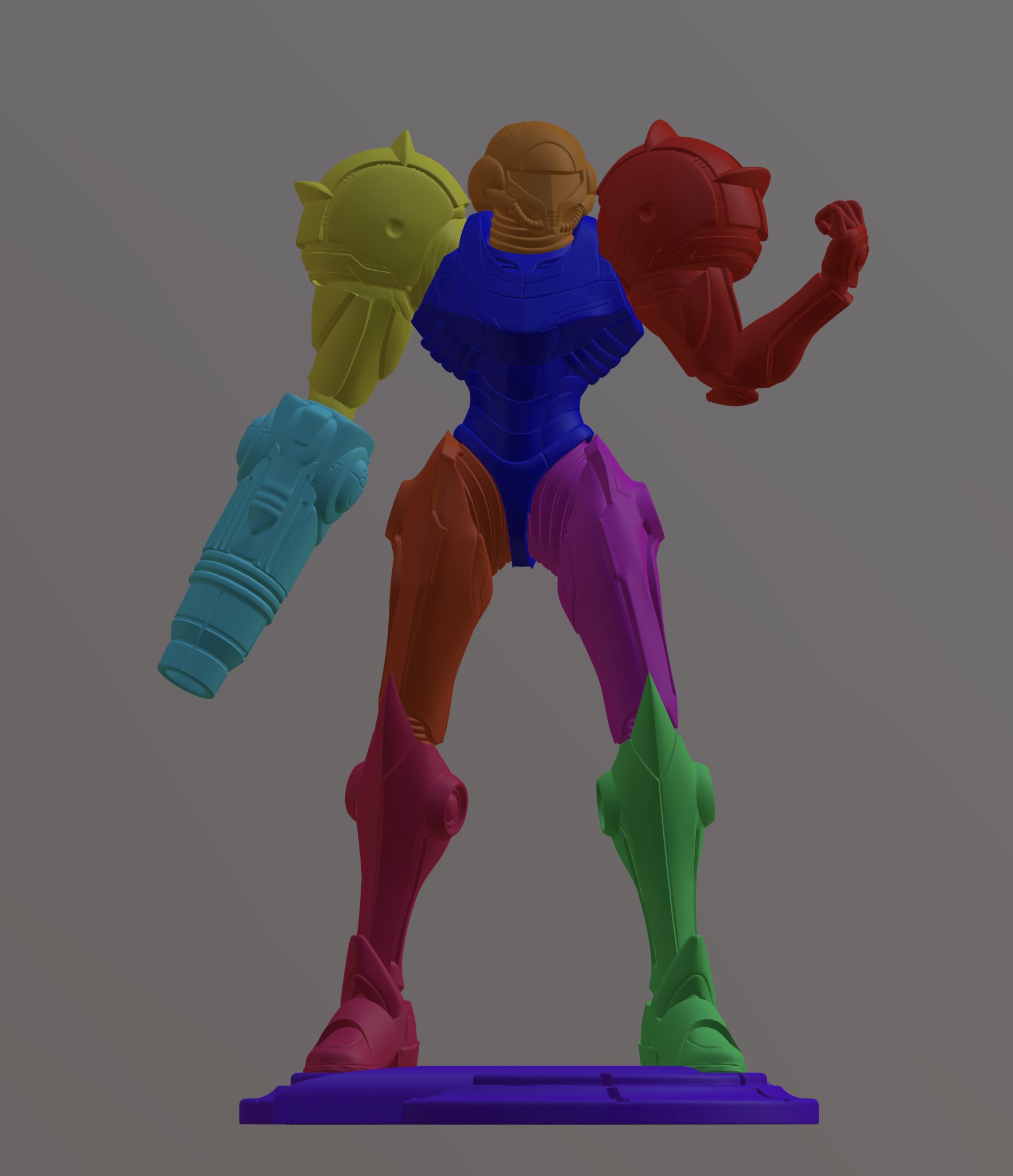 🎲 Samus Phazon Suit Garage Kit・ 3D File for ・Cults