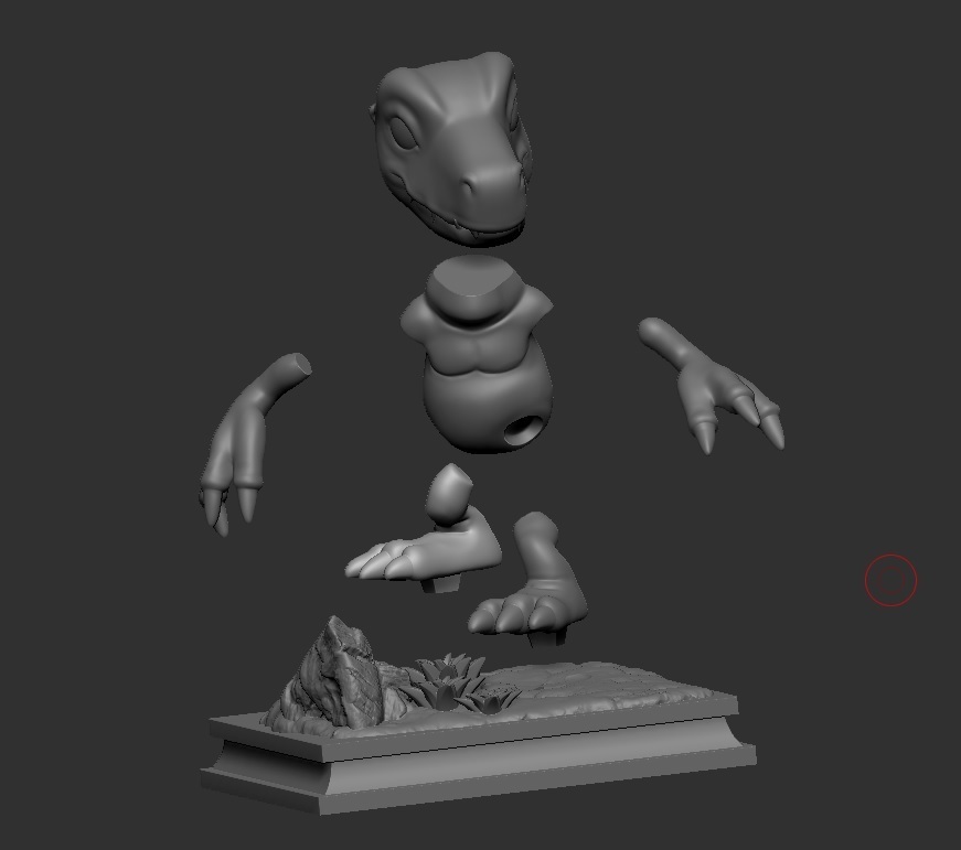 STL file Agumon from Digimon 🐉 ・Template to download and 3D print・Cults