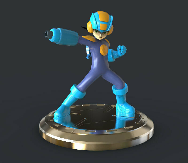 STL file Megaman EXE 🎲 ・Model to download and 3D print・Cults
