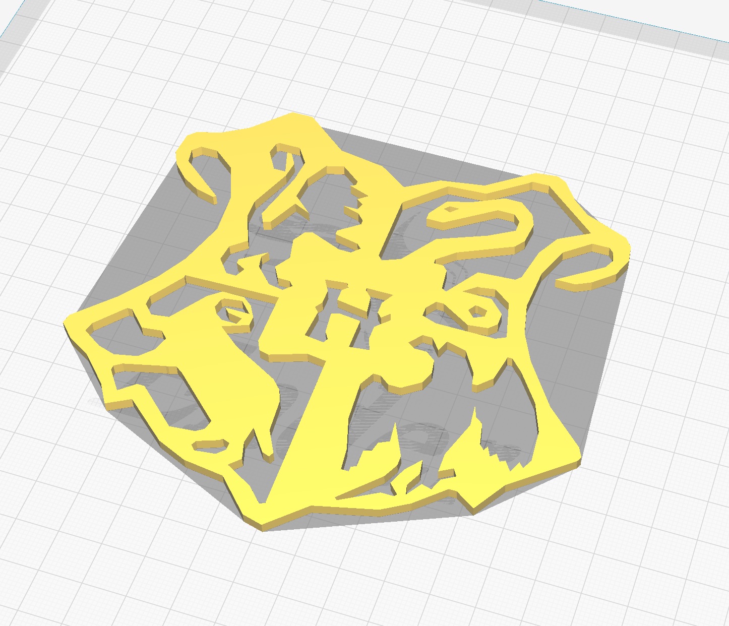 STL file harry potter house logo wall art 🏠 ・3D print model to download ...
