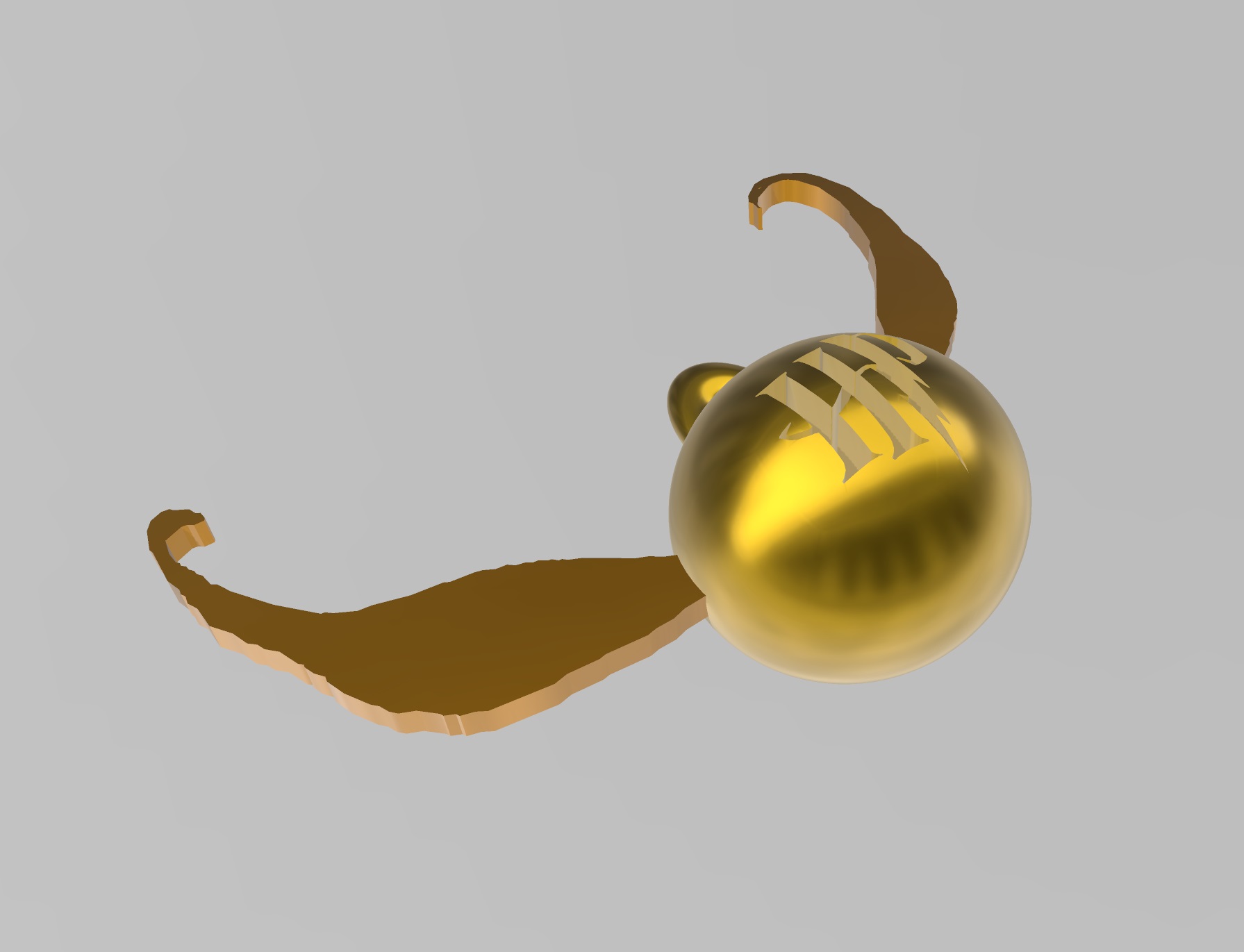 STL file harry potter snitch key chain 🔑 ・Design to download and 3D ...