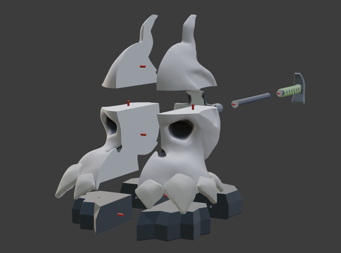 💀 Skull Hammer (LoZ Wind Waker)・ STL File for ・Cults