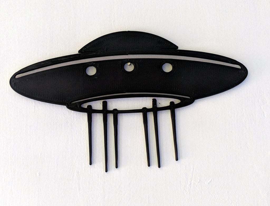 Free STL file UFO 2D for wall 🛸 ・3D print object to download・Cults