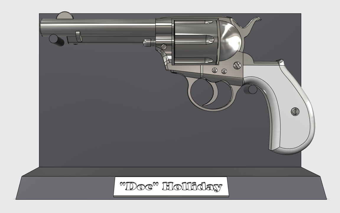 🌩️ Colt Lightning Doc Holliday・ 3D File for ・Cults