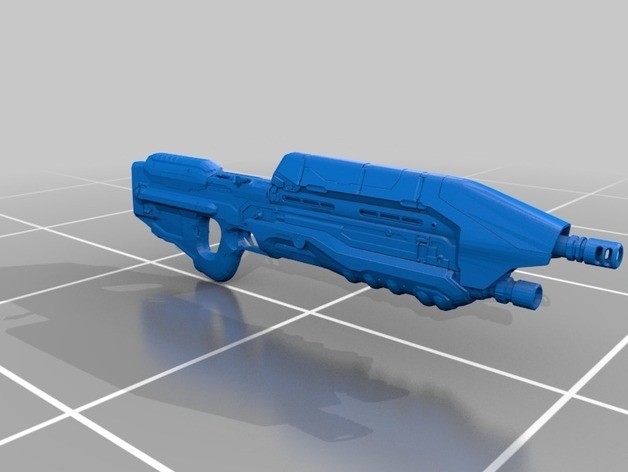 😇 Assault rifle Halo 5 MA5D・Free 3D File for ・Cults