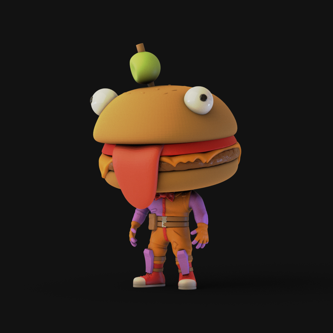 arquivo 3D FUNKO FORTNITE BURGER 🥷 ・modelo para impressão 3D para ...