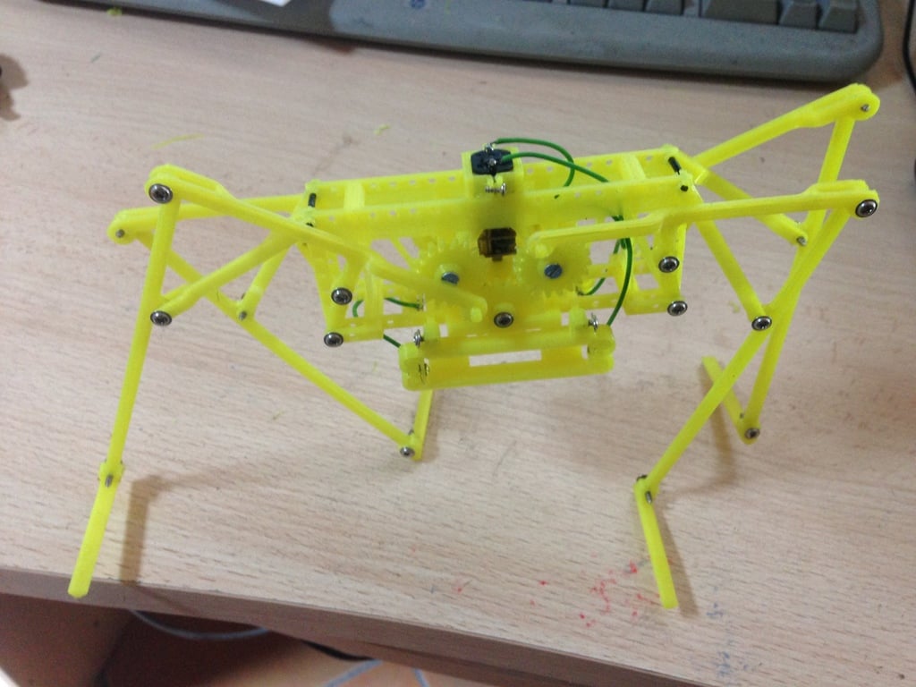 3D printed Spider walking machine・Cults