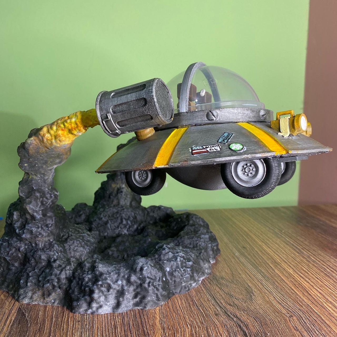 STL file Rick and Morty Ship 🚢 ・3D printable design to download・Cults