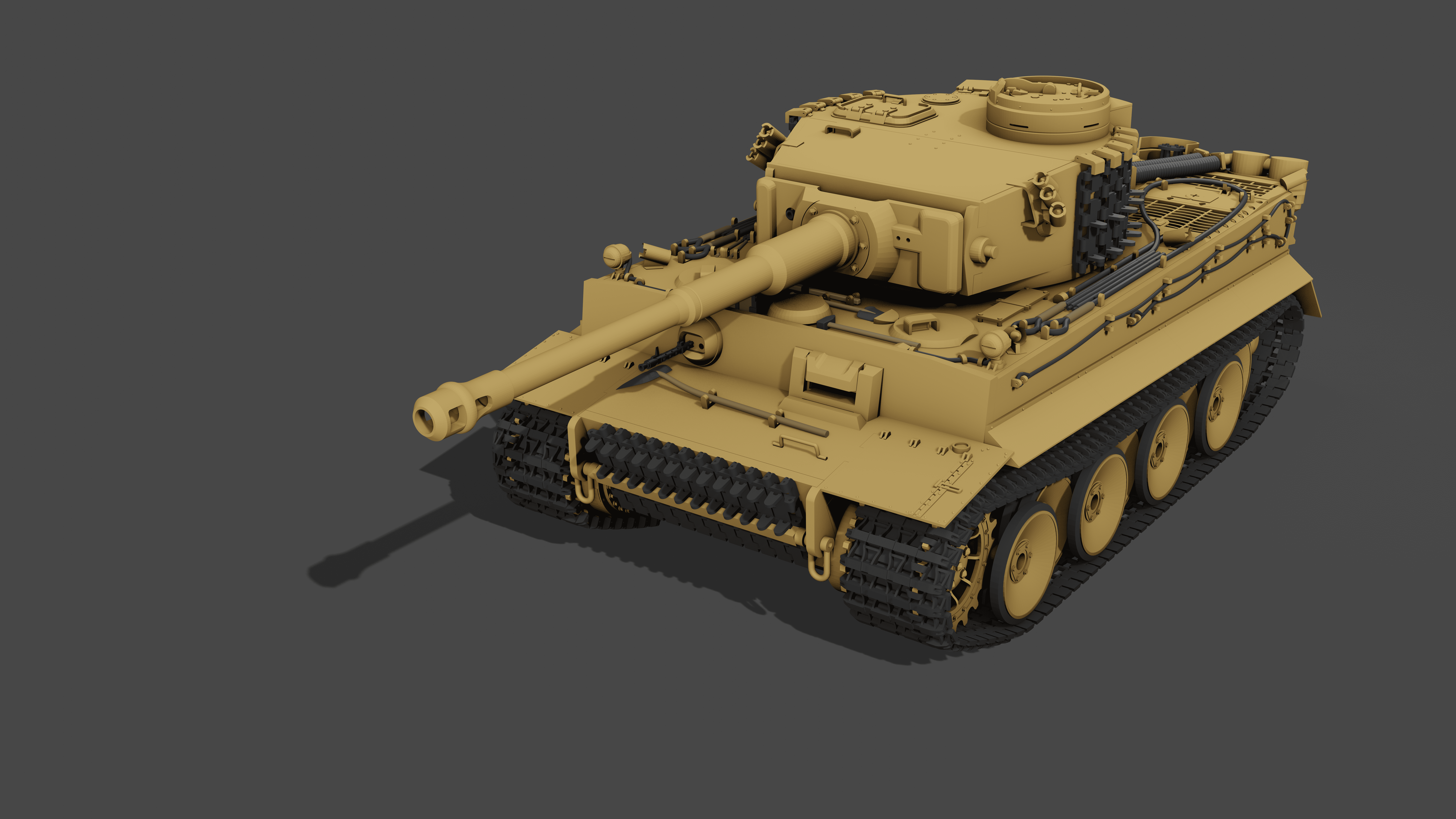 🐅 Panzerkampfwagen VI Ausf. (H / E) «Tiger»・ 3D File for 3D printing・Cults