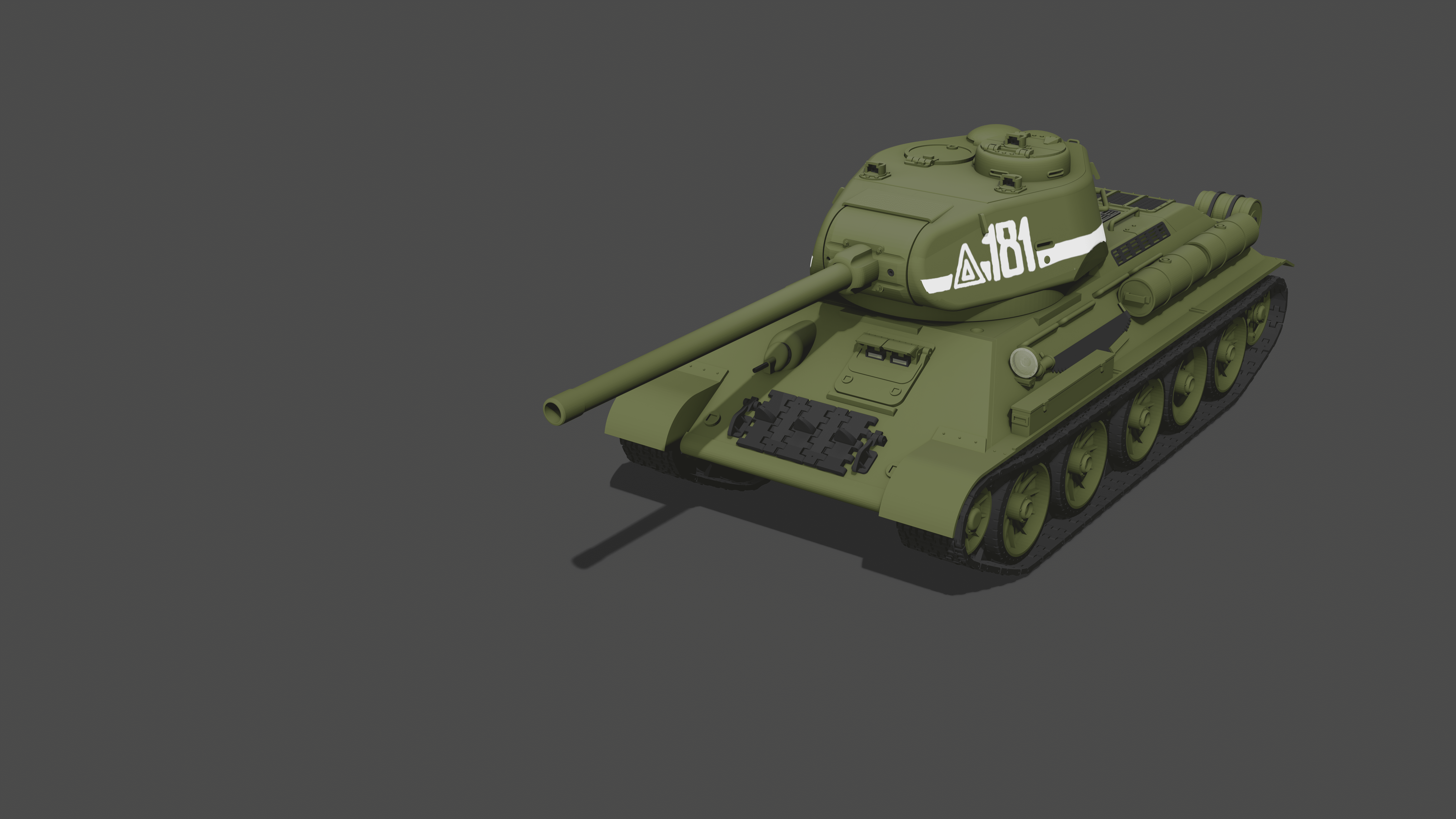 🪖 T-34-85M・ 3D File for 3D printing・Cults