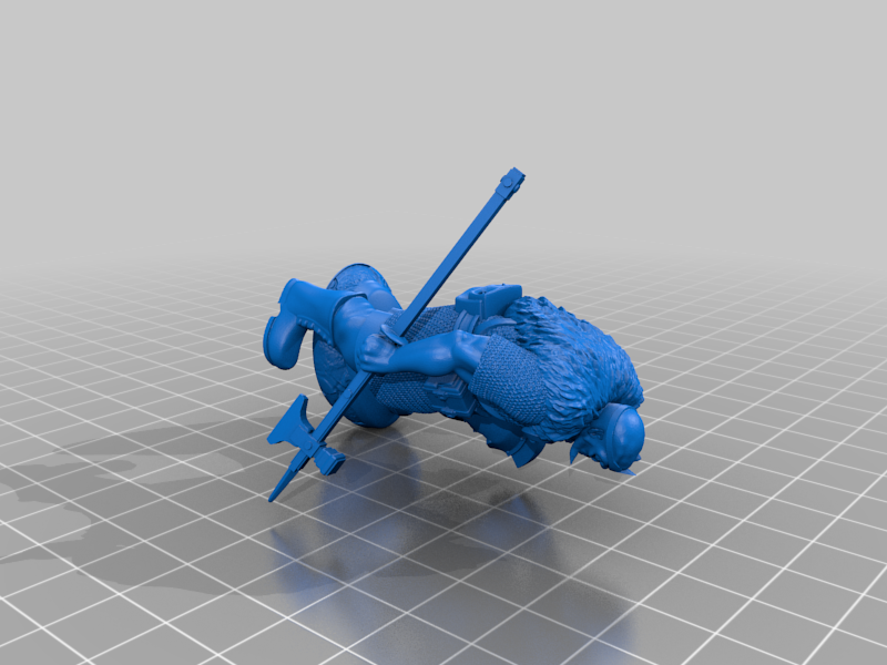 Free OBJ file 1-54 - Orc Lord - Chainmail 1 🎃 ・3D printable model to ...