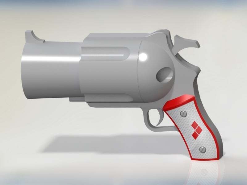 🏍️ Harley Quinn Pop Gun・Free STL File for ・Cults