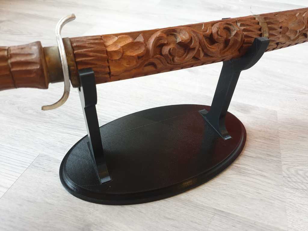 🗡️ Sword Display Stand・Free STL File for ・Cults