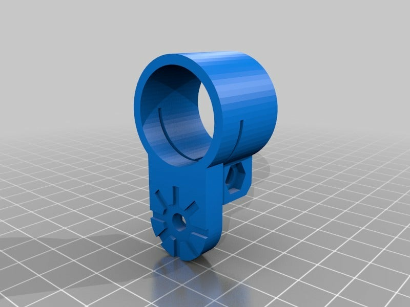 Free STL file 24mm Flashlight Picatinny Swivel Mount 🔦 ・Template to ...