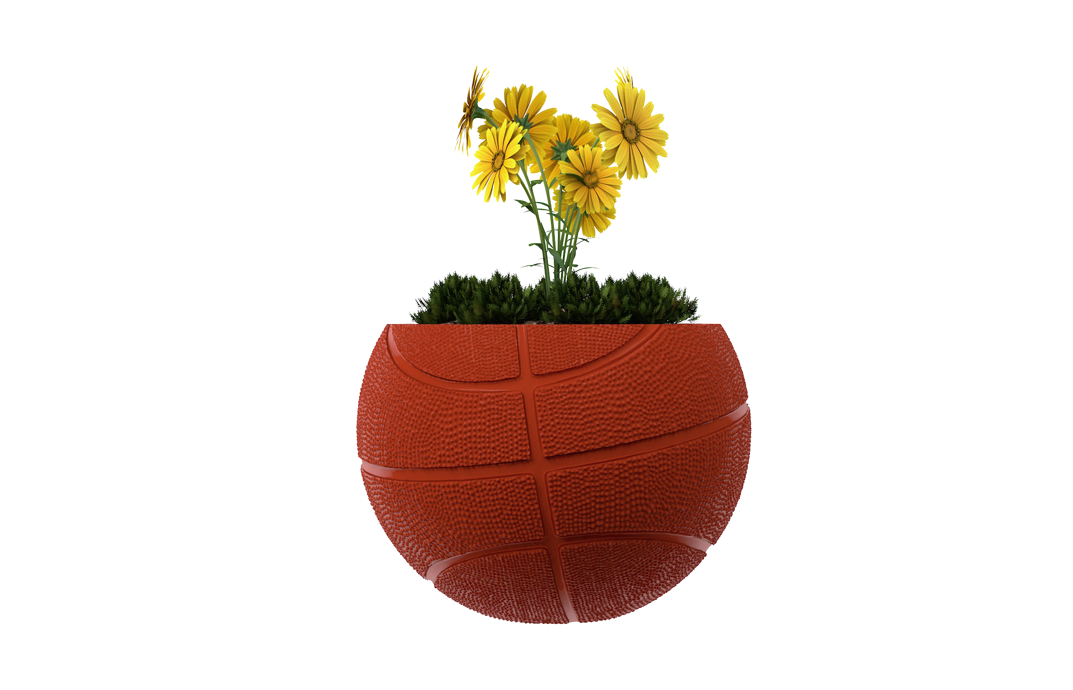🏀 BasketBall Vase plant・ STL File for ・Cults