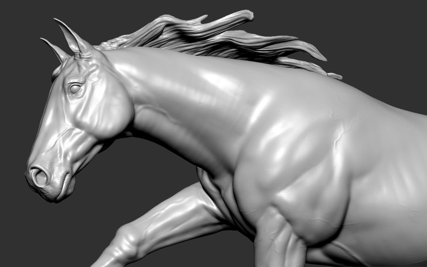 🐎 Horse Running・ STL File for ・Cults