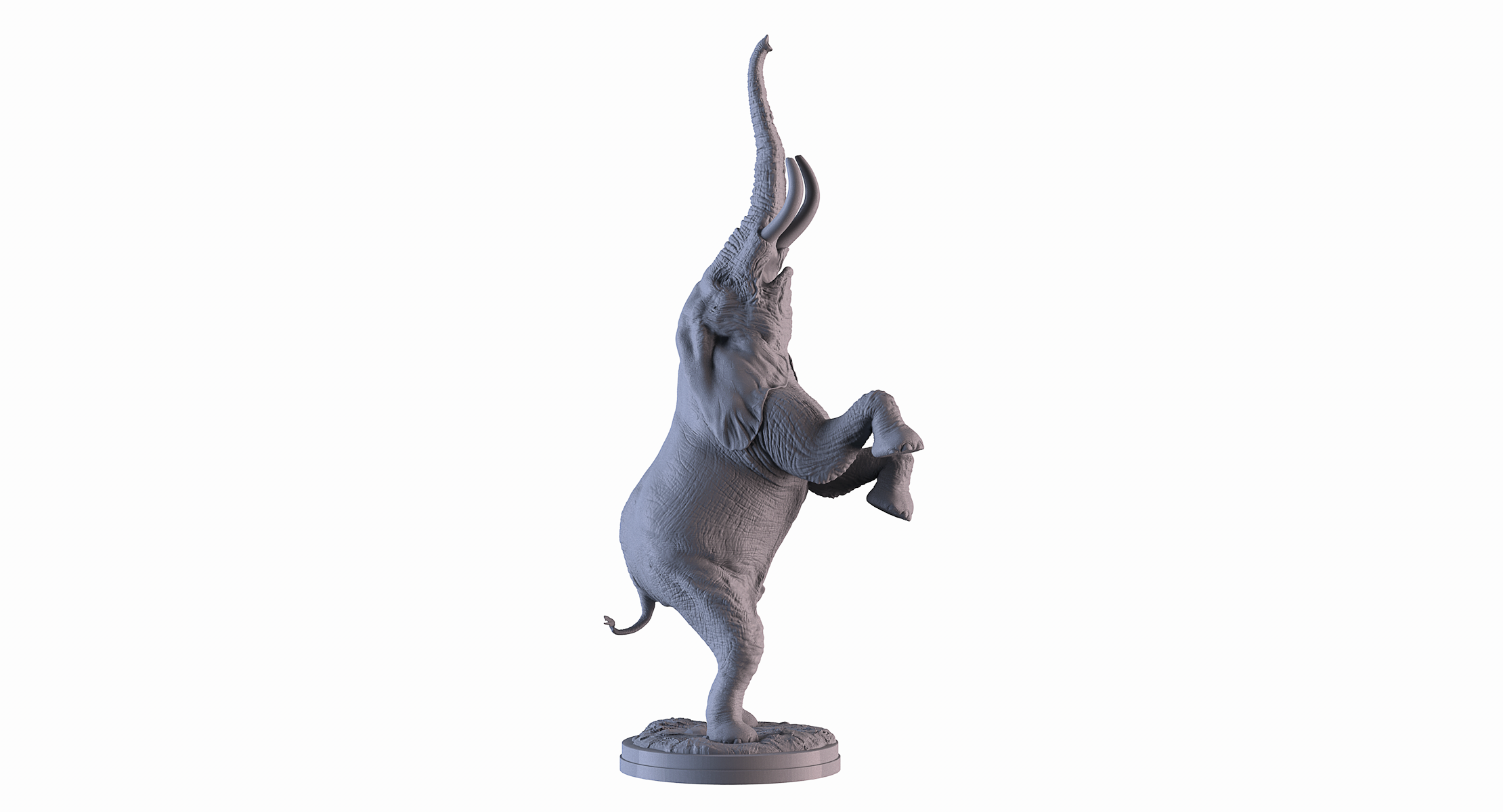 STL file Standing Elephant 🐘 ・3D printing model to download・Cults