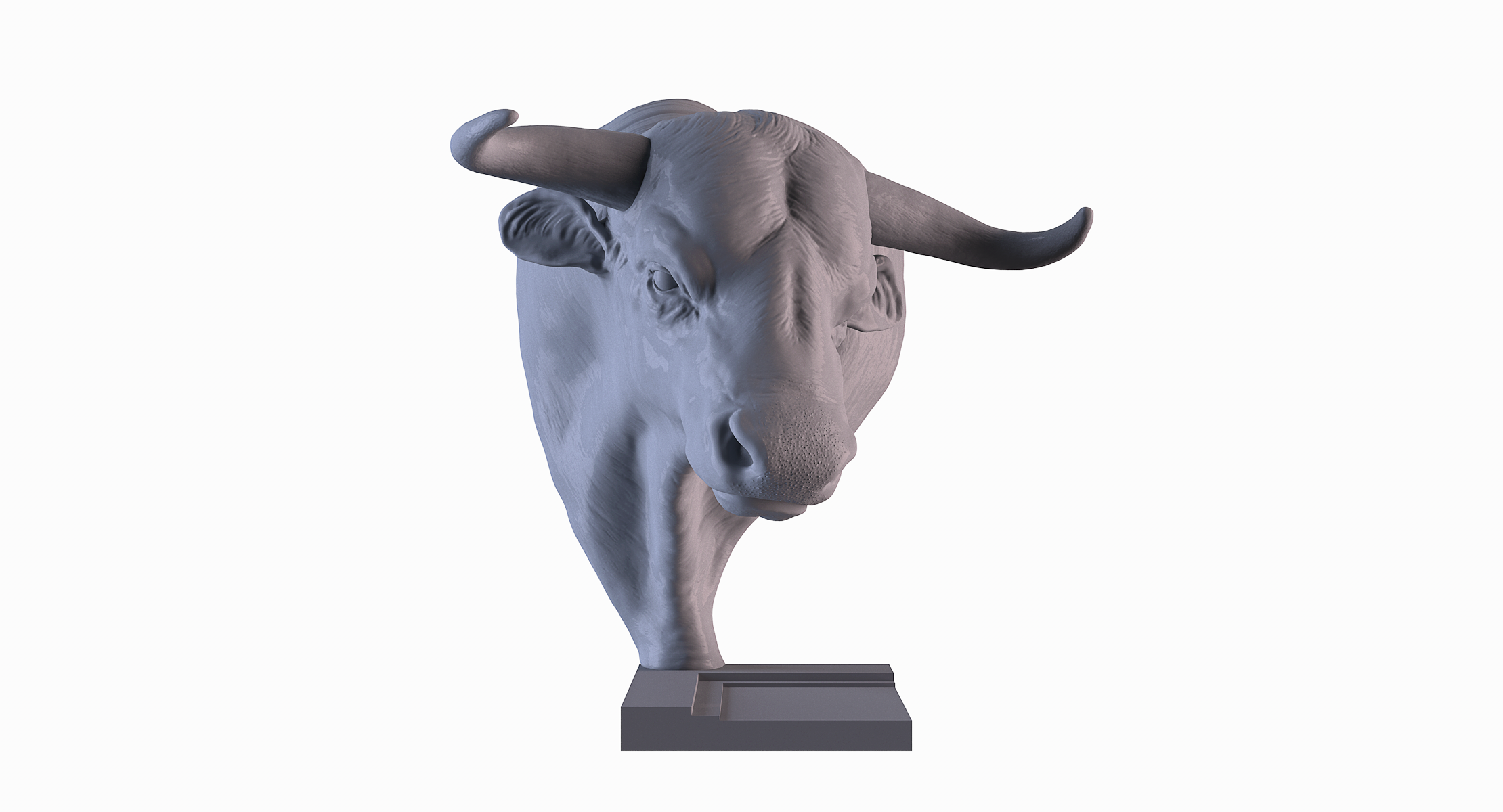 STL file Head Bull 🐂 ・Design to download and 3D print・Cults