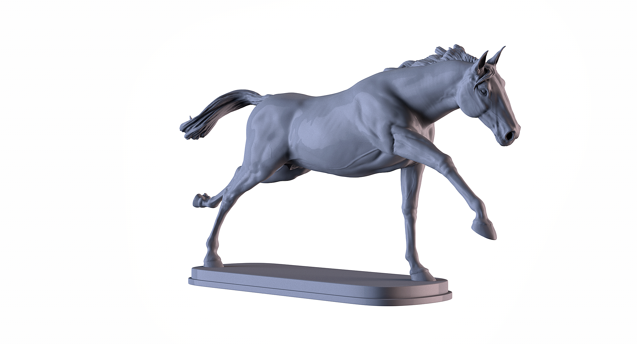 🐎 Horse Running・ STL File for ・Cults