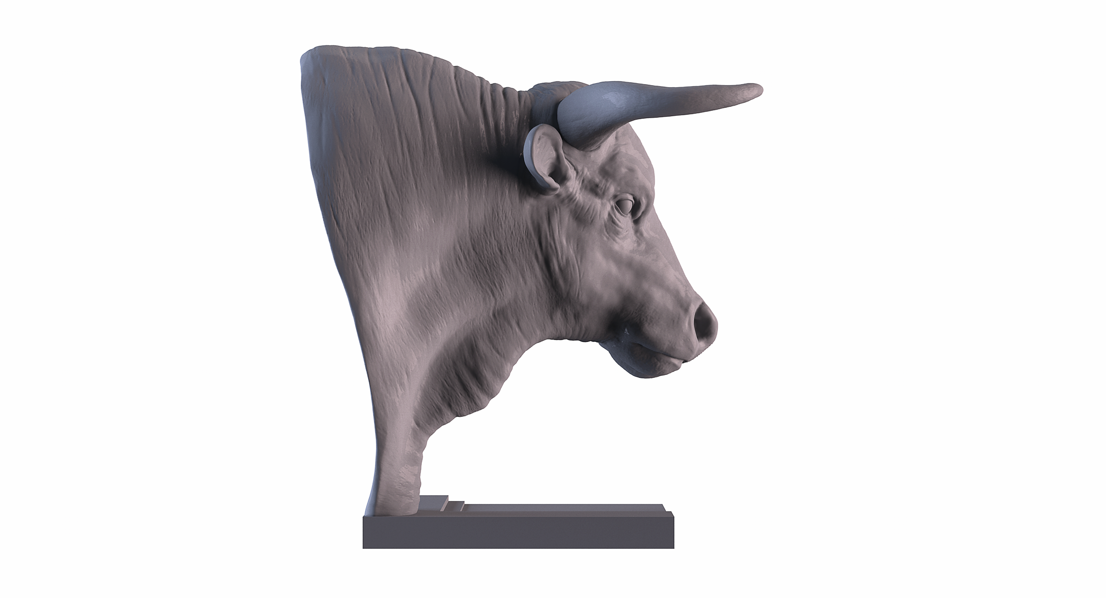 STL file Head Bull 🐂 ・Design to download and 3D print・Cults