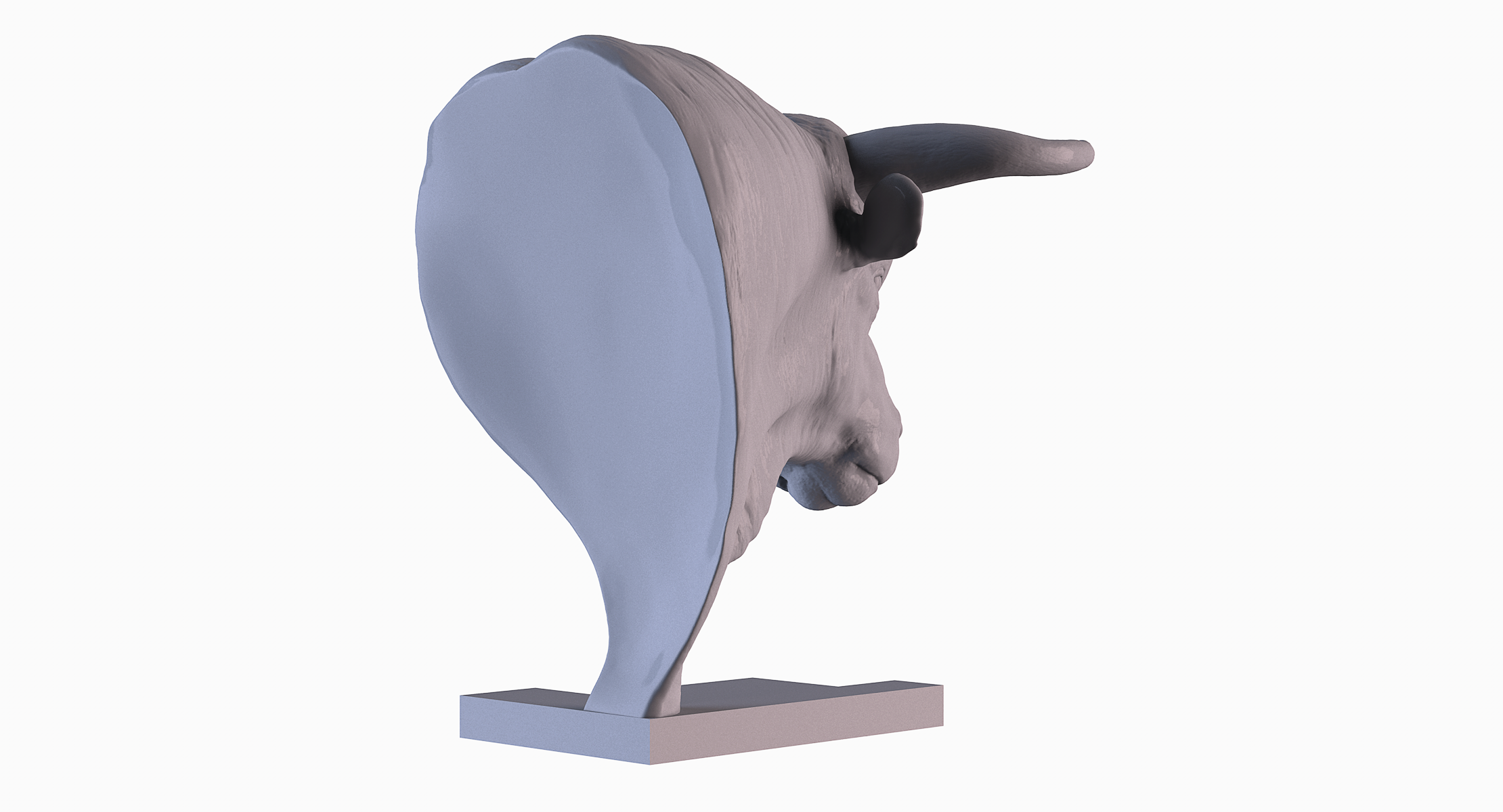 STL file Head Bull 🐂 ・Design to download and 3D print・Cults
