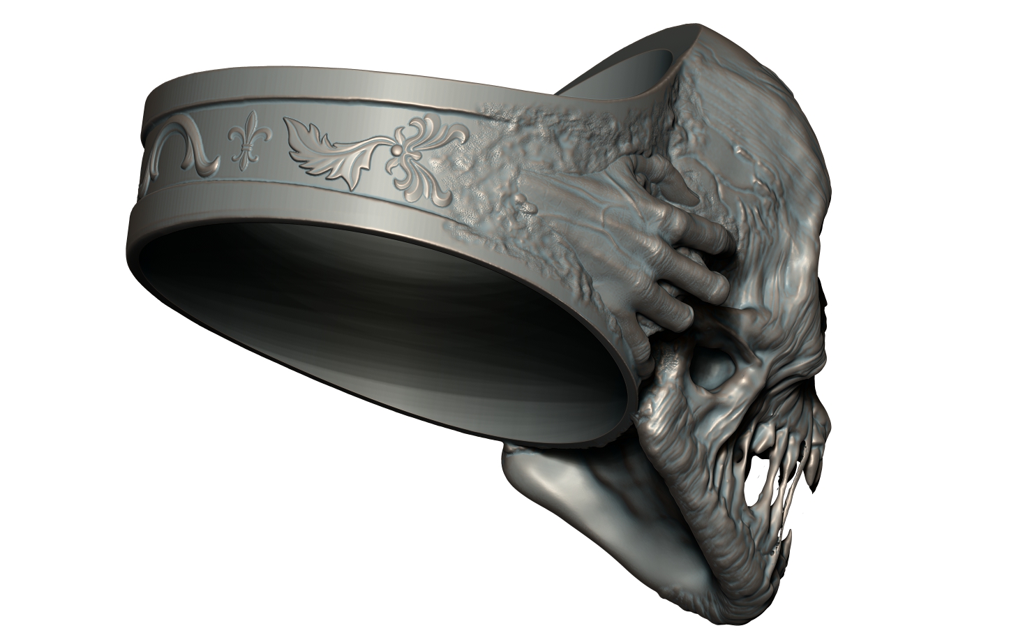 STL file Death Jewelry 💀 (OBJ)・3D print design to download・Cults