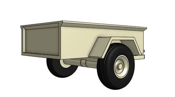 🛒 1/25 GT Model Work Cart・ STL File for ・Cults