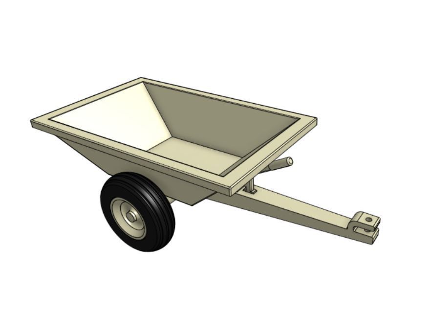 STL file 1/25 GT Model Work Cart 1 🛒 ・3D printing model to download・Cults