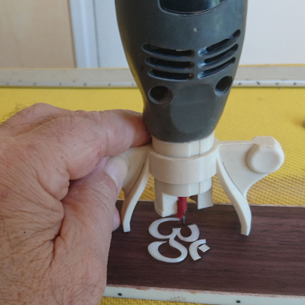 👽 Dremel - Mini Router to be inlaid - Lutherie・Free STL File for ・Cults