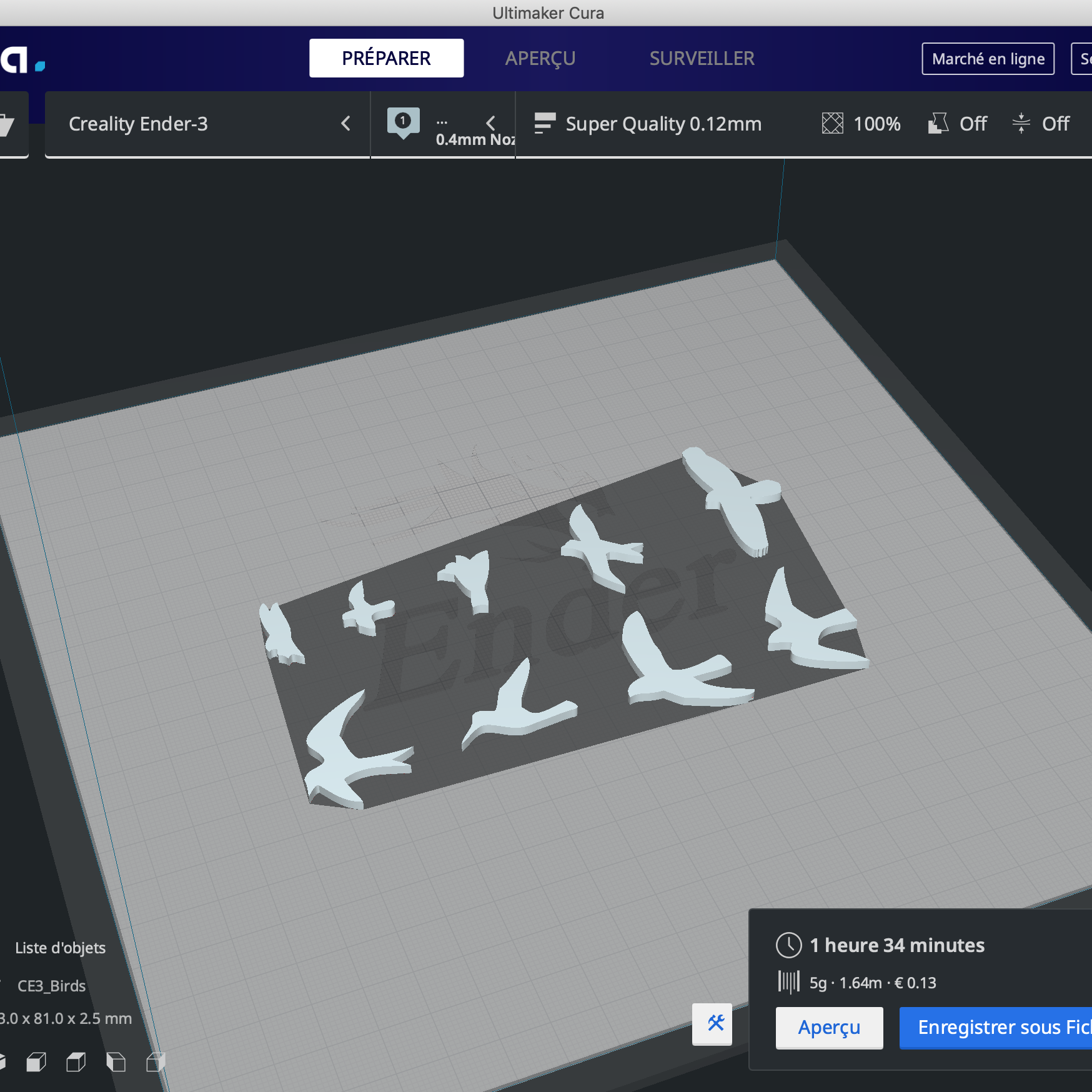 Free STL file Birds" type guitar neck inlays 🎸 ・3D printer design to ...