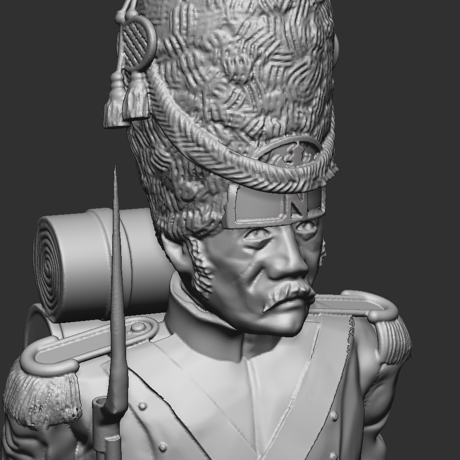 🫡 Grenadier Napoleon at "Stand at attention・ 3D File for ・Cults