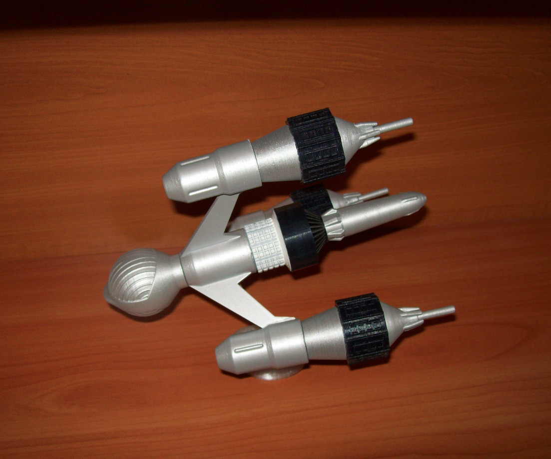 👽 Liberator blake's 7 model kit・ STL File for ・Cults