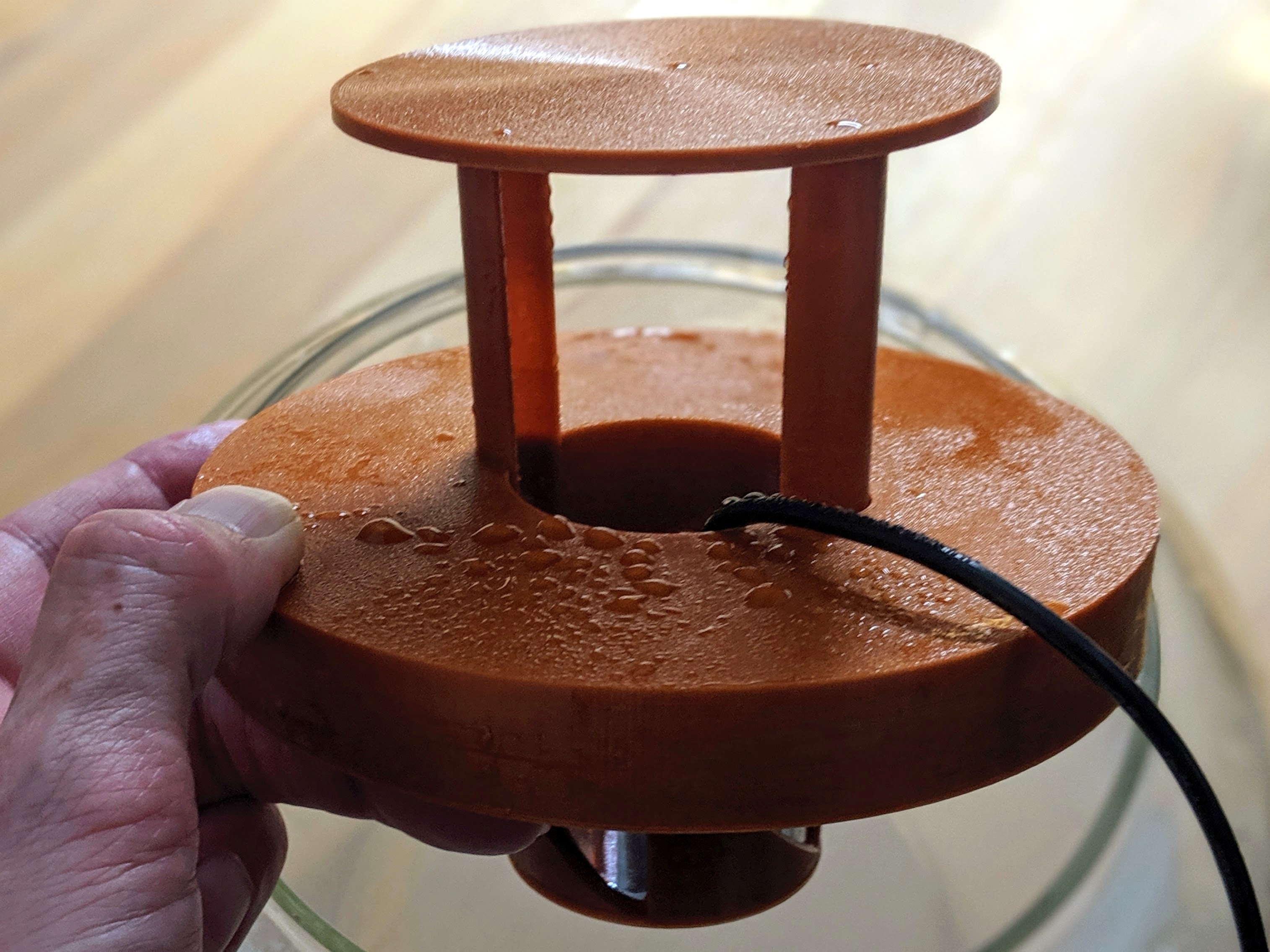 Free STL file Splash guard for mist maker 💦 (SCAD)・3D printing design ...