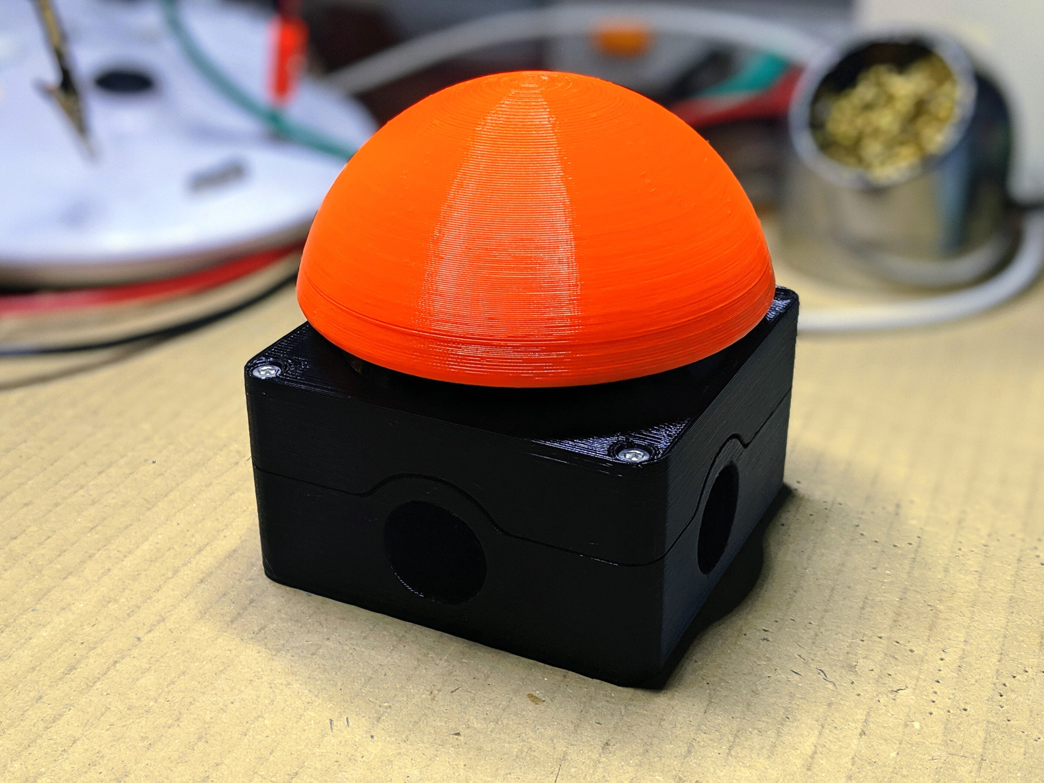 Imprimer en 3D Buzzer / gros bouton rouge / bouton d'urgence ...