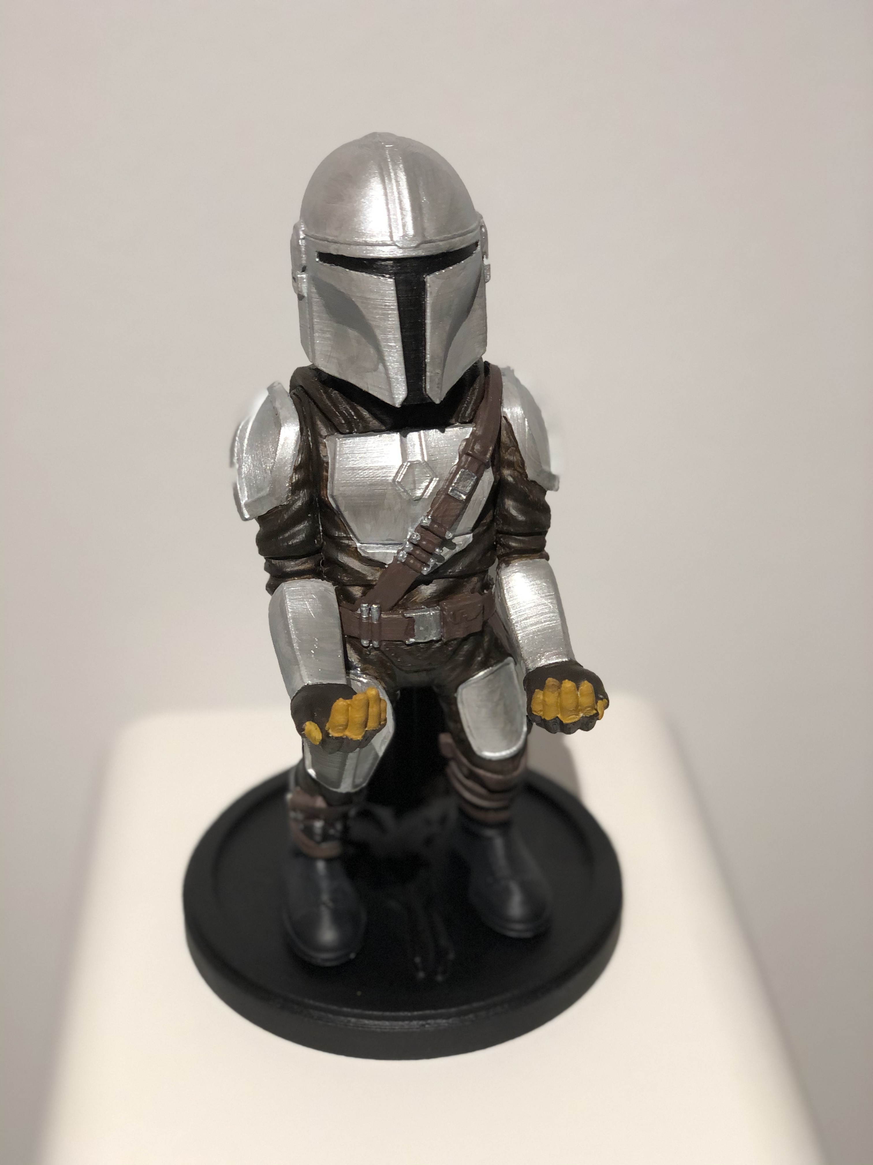 3D printer Mandalorian cellphone and joystick holder • made with ...